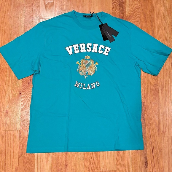 Versace | Shirts | Versace Runway College Fit Tshirt New With Tags ...